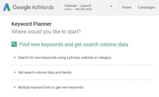 Google Keyword Planner: How to choose the best keywords?