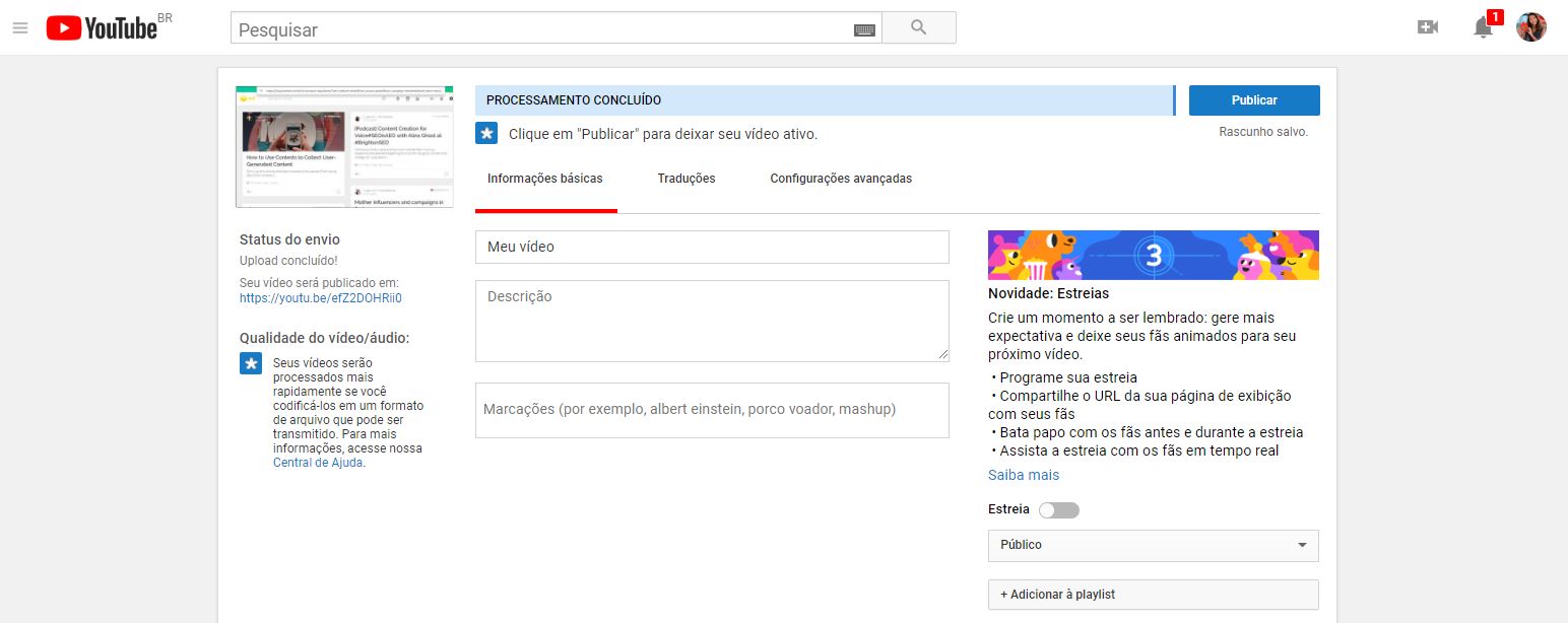 O que é thumbnail e como torná-la atrativa em vídeos!