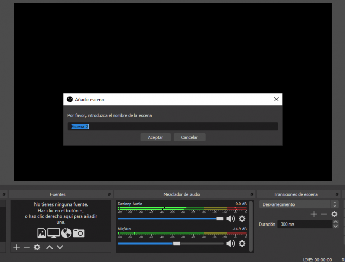 Cómo usar OBS Studio para hacer una transmisión en vivo