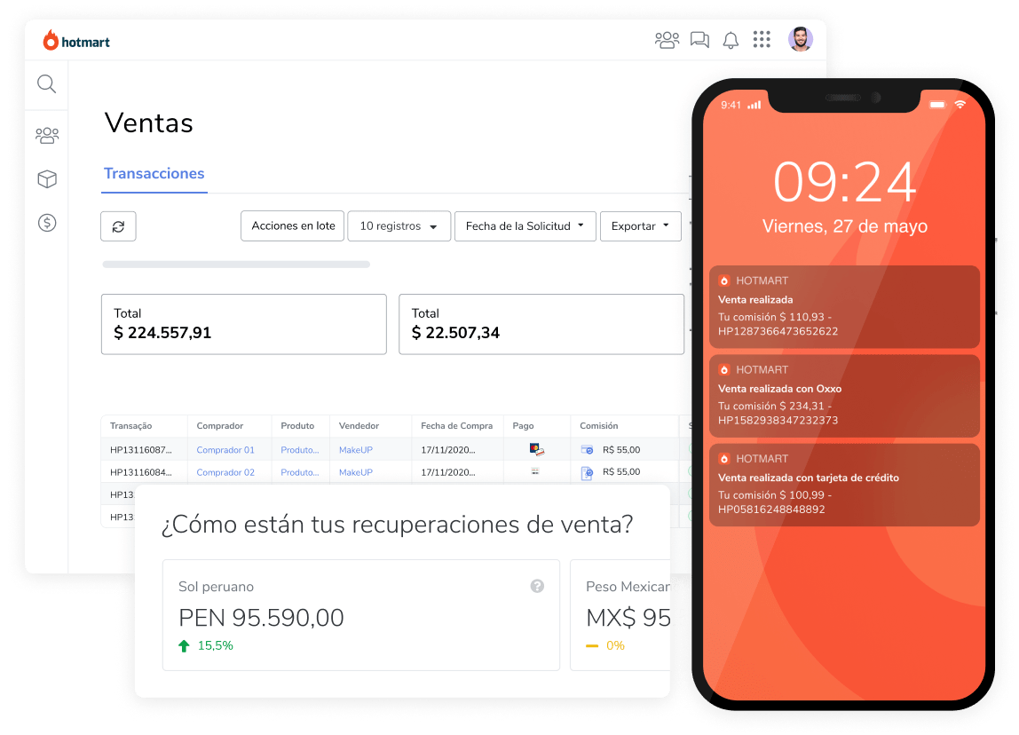 Hotmart — Vende cursos y productos digitales en todo el mundo